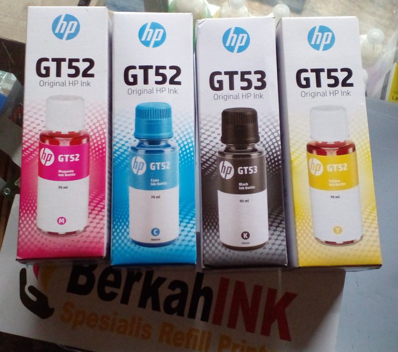 Tinta Printer HP Tank Series GT53 GT52 - Kuning