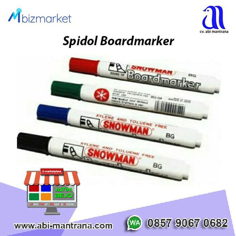 Spidol Merah Boardmarker
