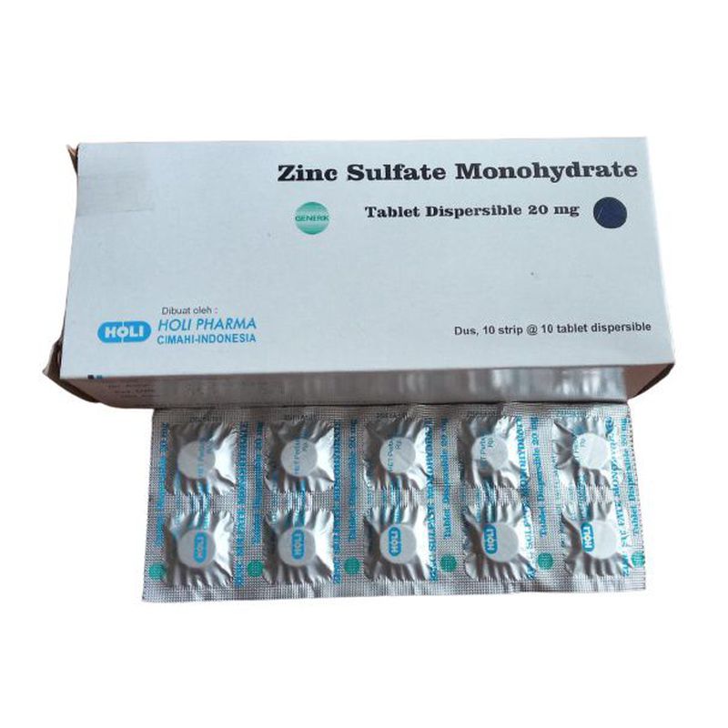 zinc dispersible 20 mg