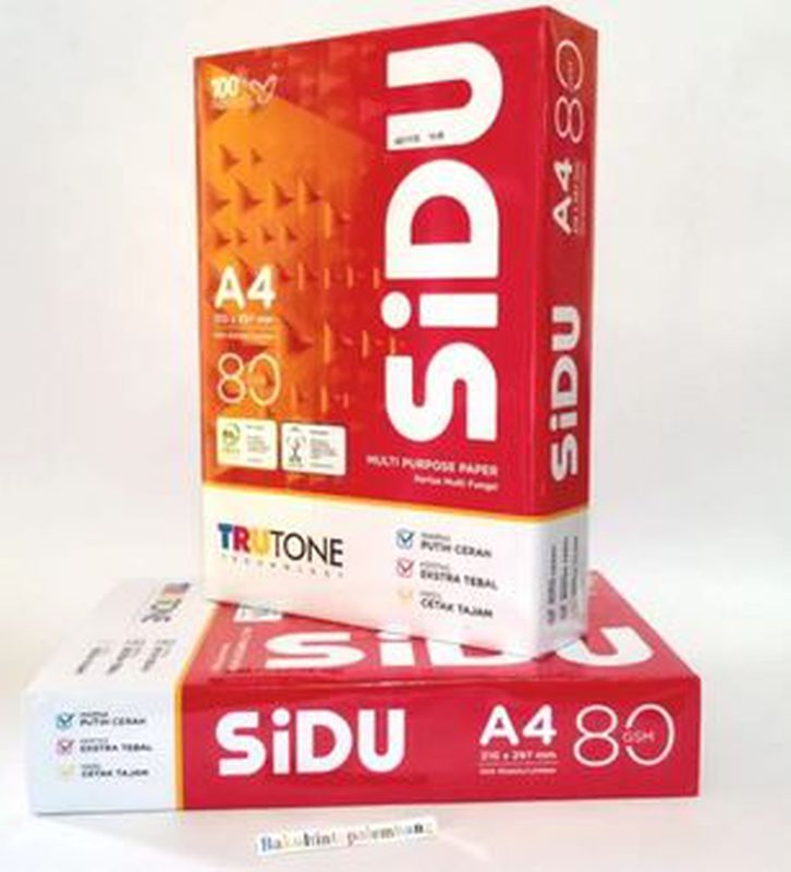 Kertas HVS Sidu A4 80 Gram