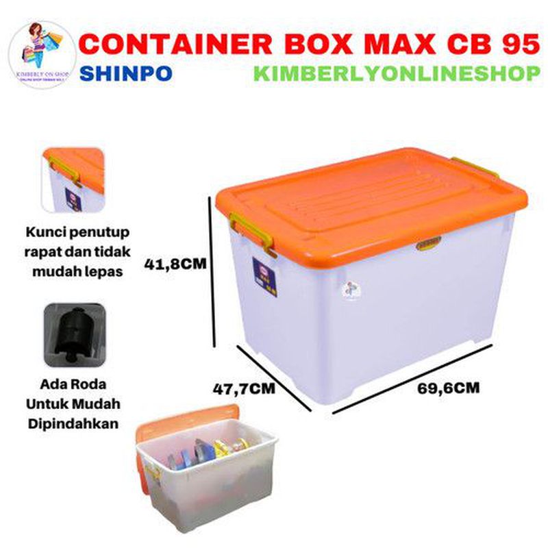 Box Container Shinpo 95 & 150 L - 95L