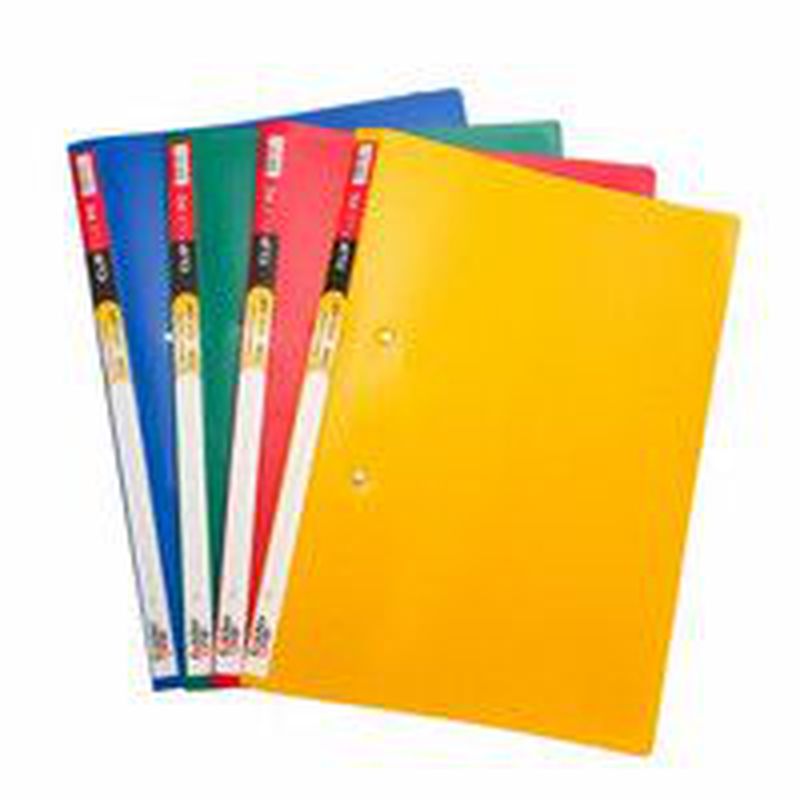 MAP PLASTIK JEPIT LUBANG - Kuning