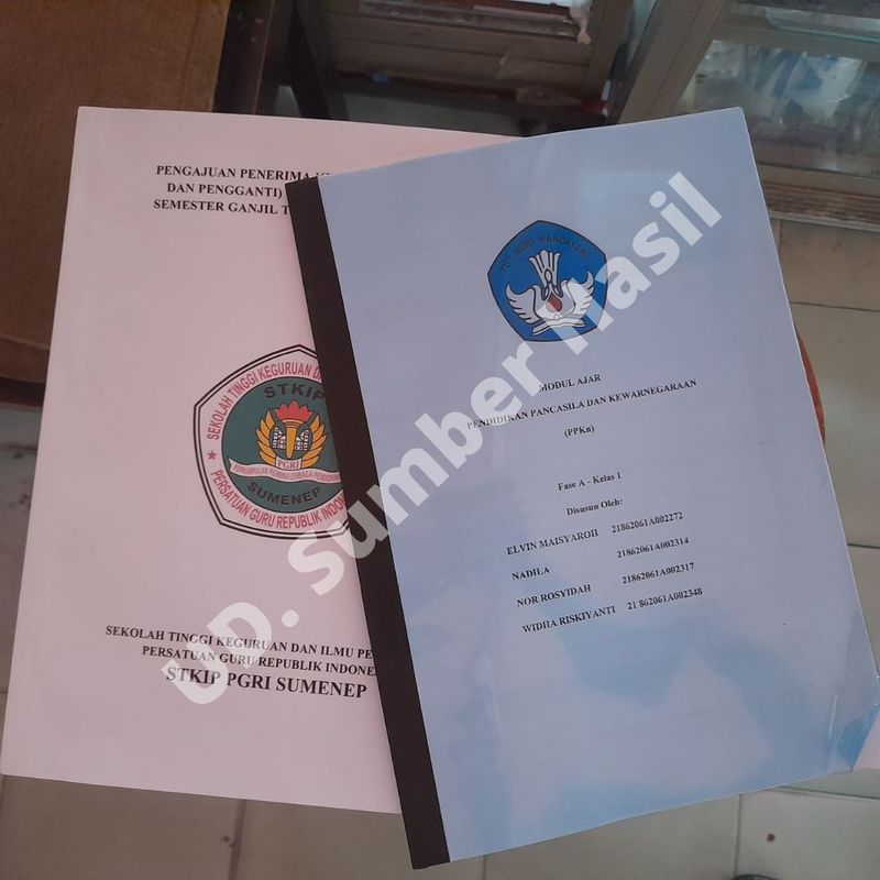 Sampul / Jilid / Cover - Laminasi