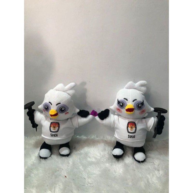 Maskot Boneka KPU Sura Dan Sulu 1 Pasang