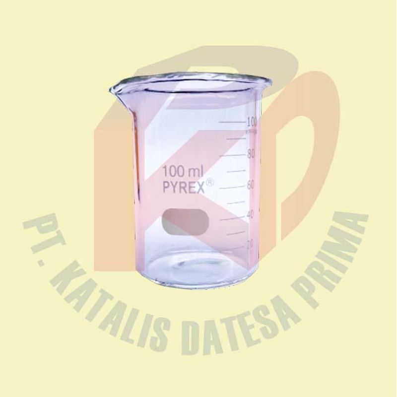 Beaker Glas 100 ml pyrex KDP YGY