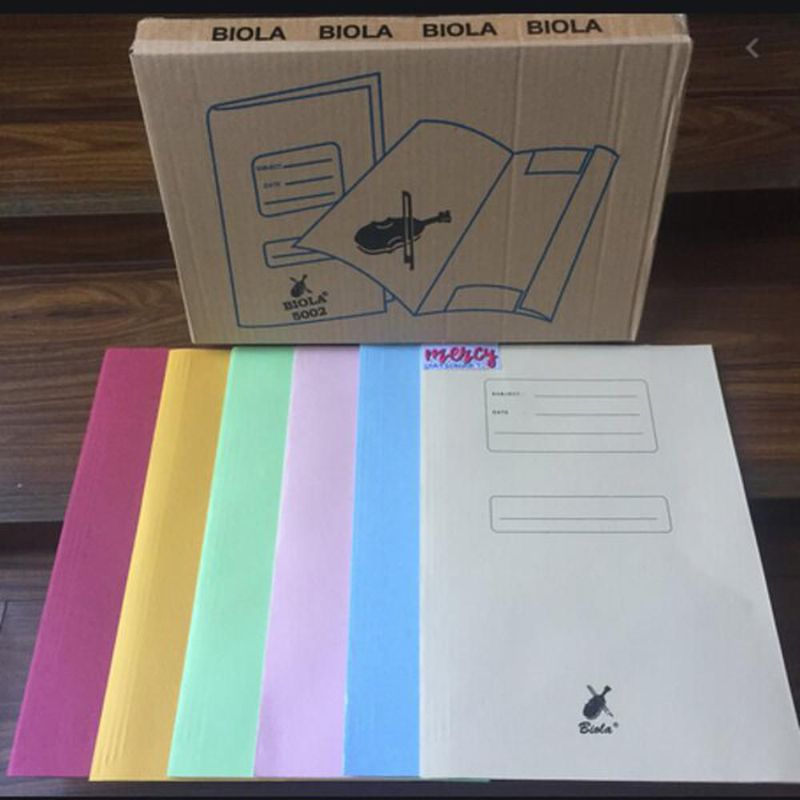 STOP MAP KARTON MERK BIOLA UK. F4 NO: 5002