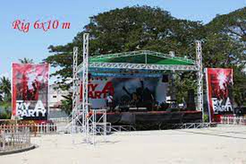 Jasa Penyewaan Rigging Panggung ukuran 6x10m
