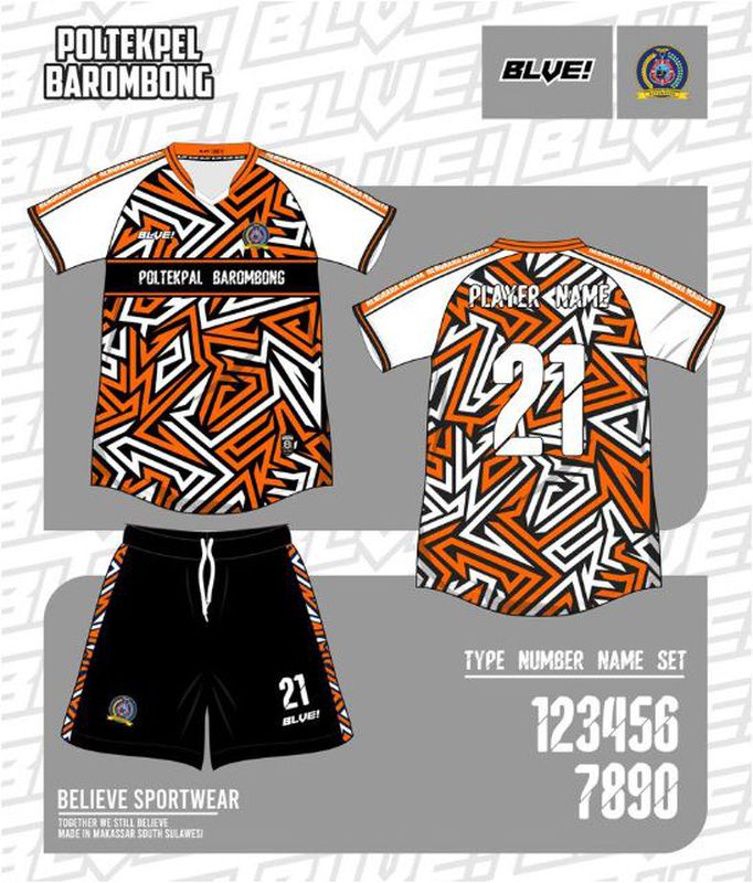 full Set Baju Team Sepakbola