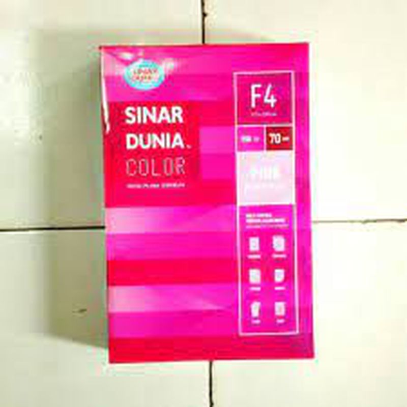 Kertas HVS F4 Warna Merah