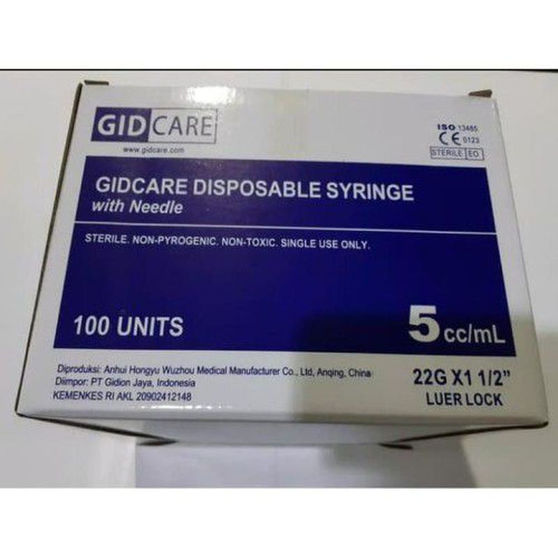syringe 5 ml (gid care)