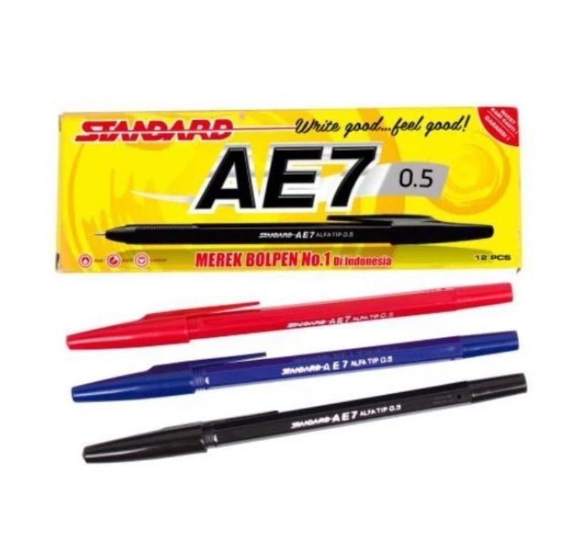 Ballpoint Standard AE7 - Merah