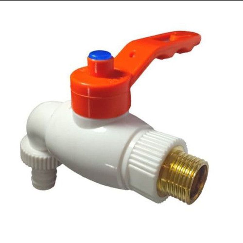 Kran Air PVC Plastik Drat Kuningan