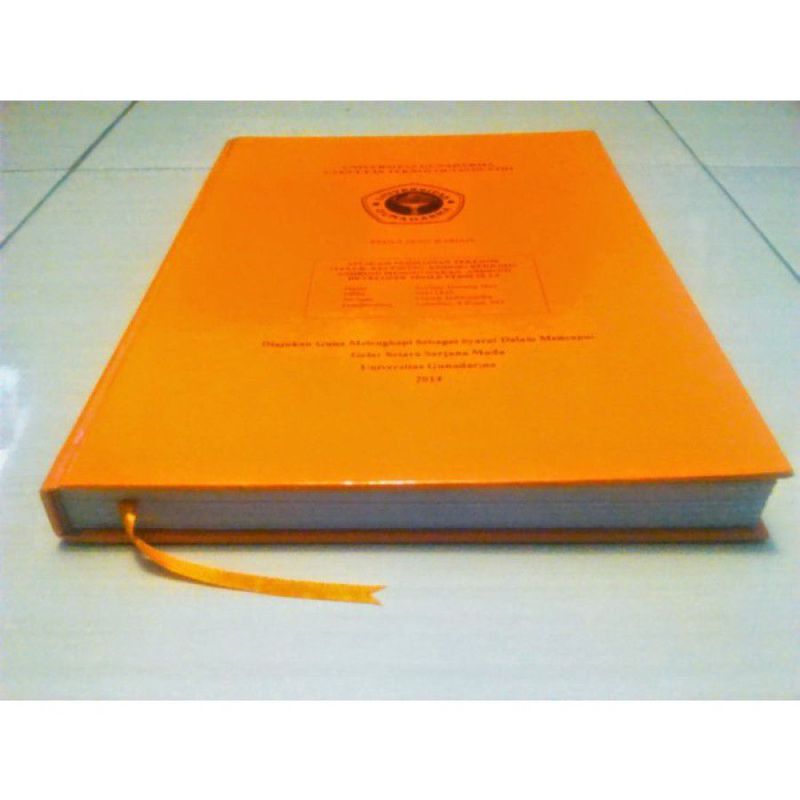 Cetak / Fotocopy A4/F4 Jilid hard cover Buffalo , Jumlah halaman 101 s ...