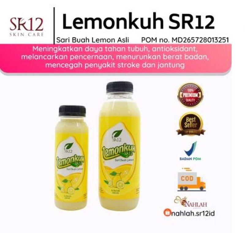 Lemon Sari Lemon Asli Untuk Diet Sari Lemon Minuman Untuk Diet SR12 - 250ML