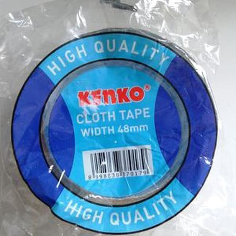 Lakban Hitam/Cloth tape/Lakban Besar hitam Kenko 48MM