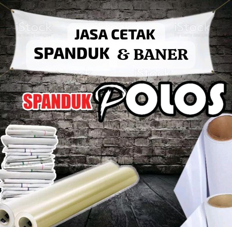 Cetak Spanduk Outdoor/Indoor per Meter