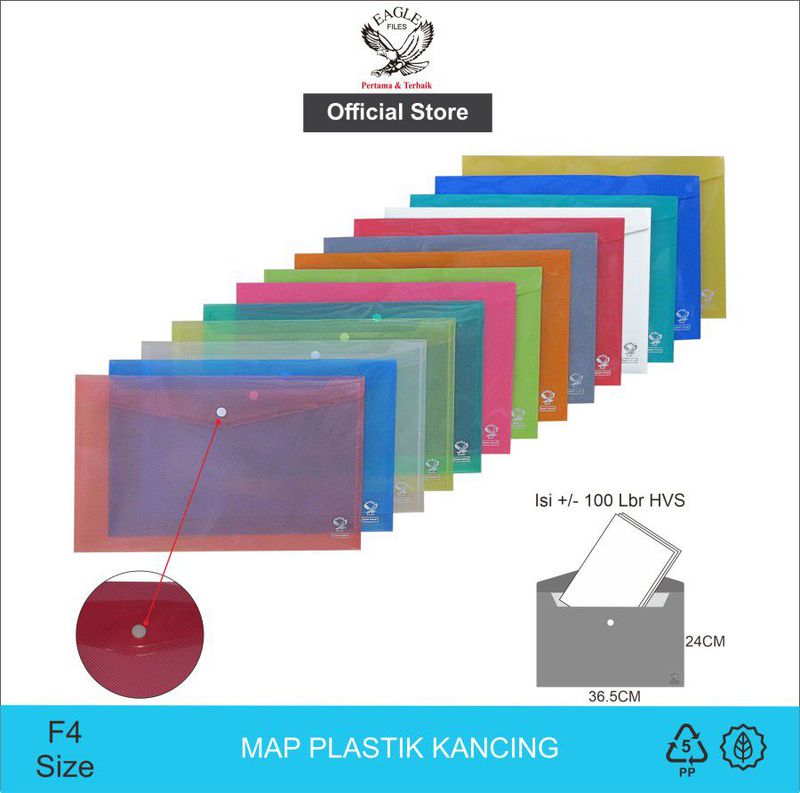 Map Plastik kancing
