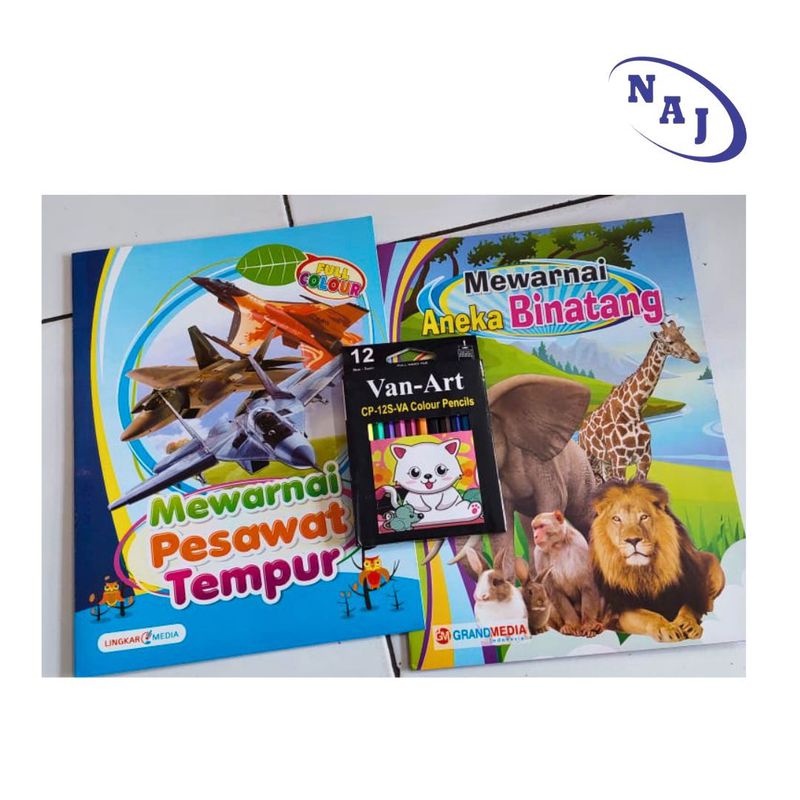 Buku Mewarnai (paket)