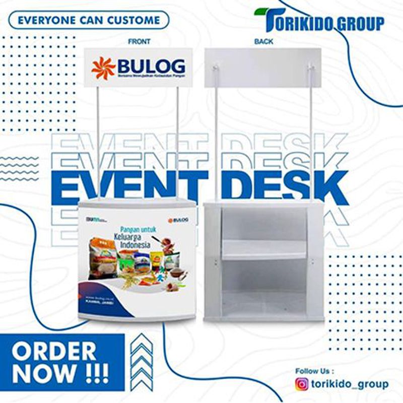 Event Desk Portable / Meja Promosi