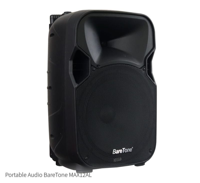 Baretone MAX12AL Speaker Box With Lead-Acid Battery With 2pcs Wireless ...
