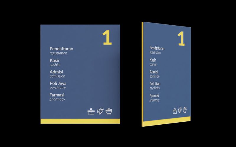 Signage Informasi Gedung