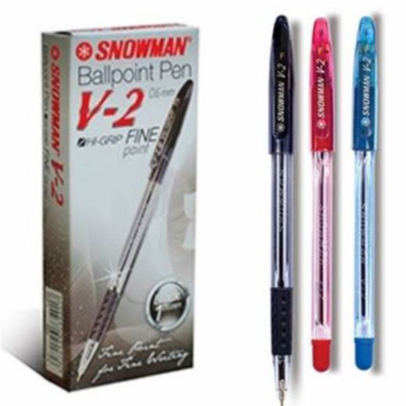 Ballpoint snowman V2