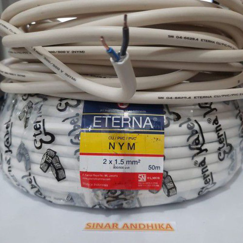 Kabel NYC 2 x 1,5 mm