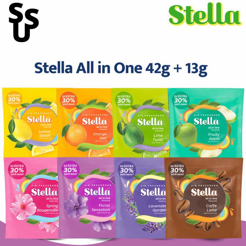 Stella All in One Air Freshener 42g - Fruity Apple
