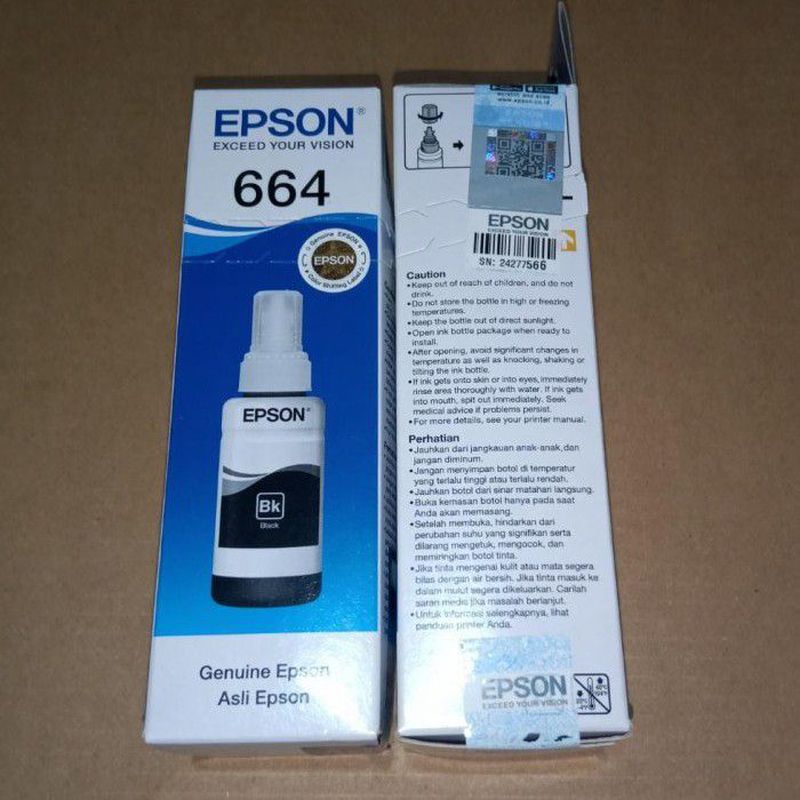 Tinta Epson T-6641 Black