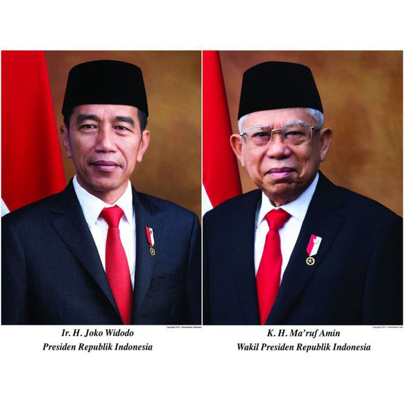 POSTER PRESIDEN DAN WAKIL PRESIDEN