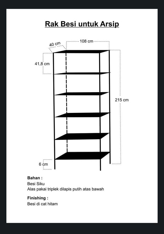 Rak Besi Untuk Arsip