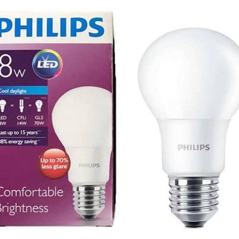 Lampu LED philip 8 watt