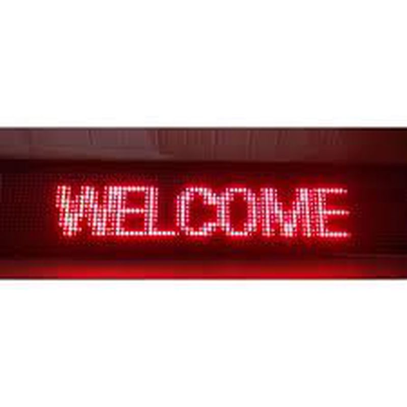 LED running Text