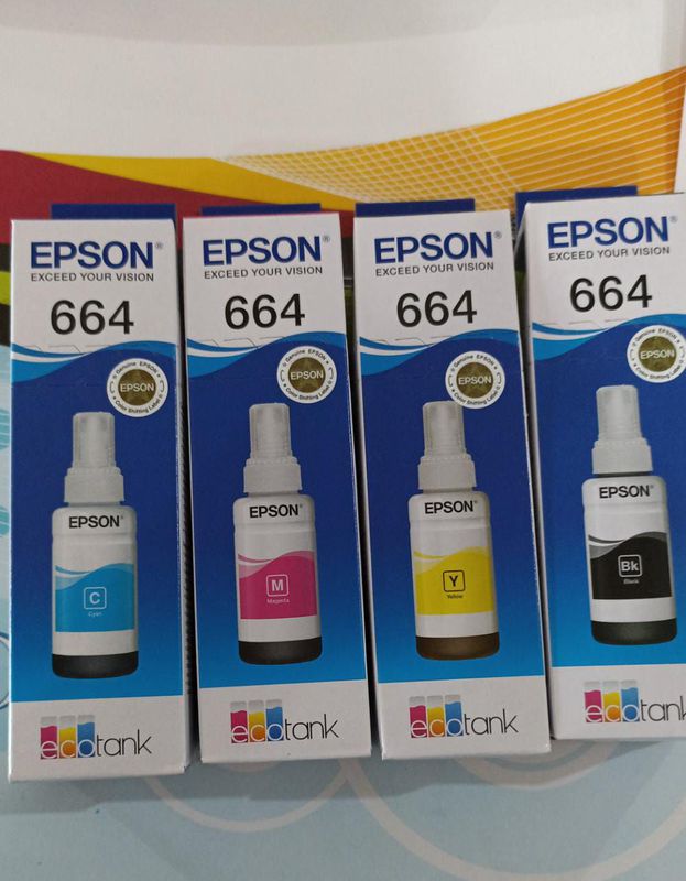 Tinta Printer Epson Warna Biru C 664