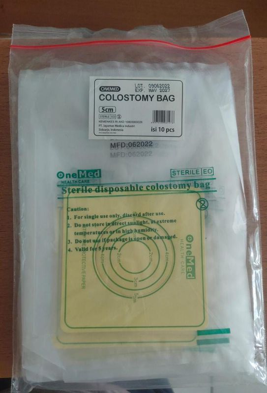 Colostomy bag Onemed per pack isi 10 pcs - 4CM