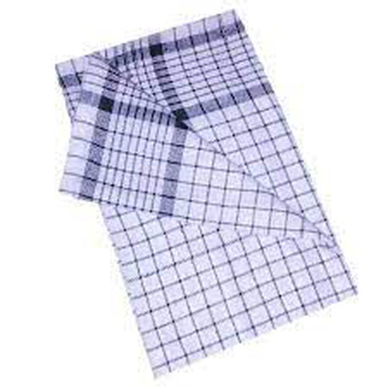 Kain lap biru/putih