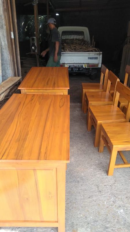 Meja Murid Spek Kayu Jati