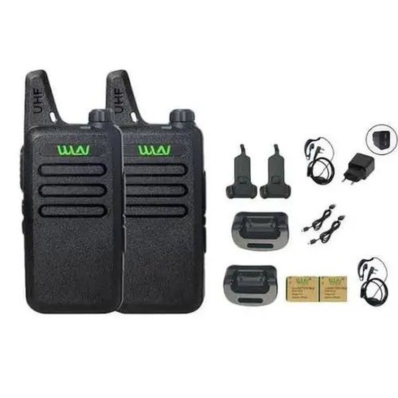HT WLN KD C1- KD-C1 KDC1 UHF Walkie Talkie Radio WLAN (1 Set)