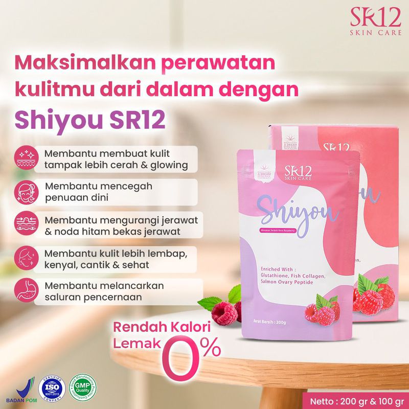 Minuman Collagen Pemutih Badan Pemutih Kulit Shiyou Collagen SR12 - 100G
