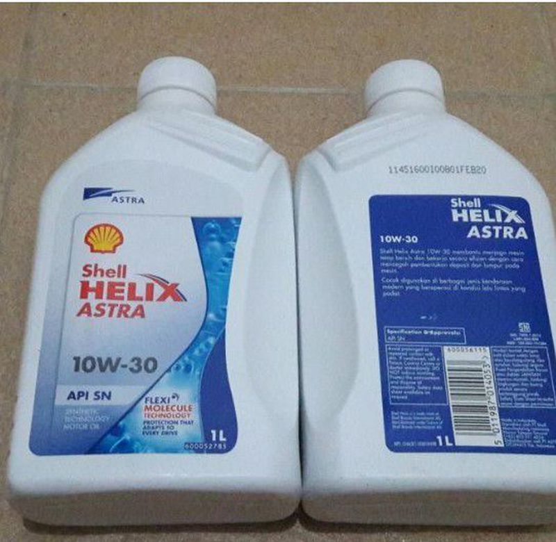 Oli Mesin SHELL HELIX (10 W - 30) 1 Liter