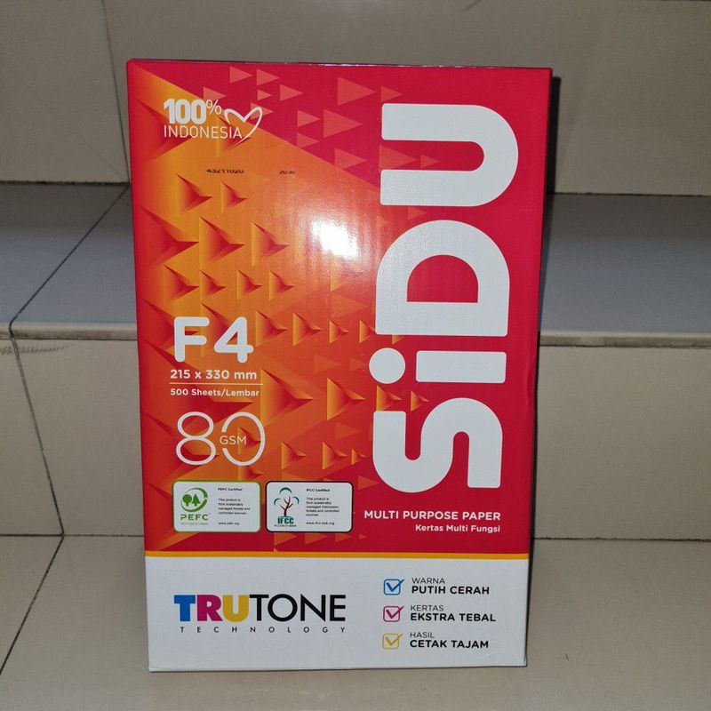 KERTAS HVS F4 UKURAN 80 GRAM