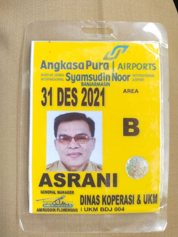 Pembuatan Kartu Id Card Bandara / Pas Bandara