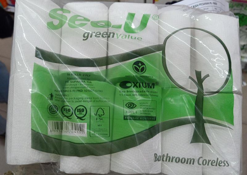 tissu gulung kasar see u @10roll