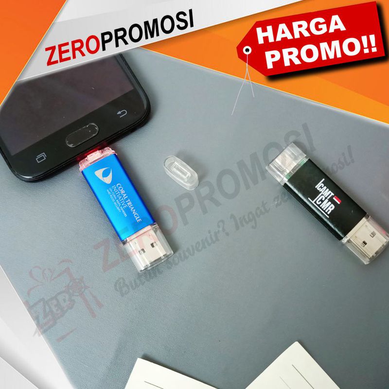 Souvenir Flashdisk OTG Aluminium OTGMT01 Custom