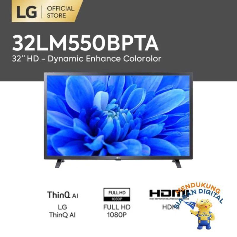 LG TV 32 inch LED HD TV 32LM550BPTA digital tv