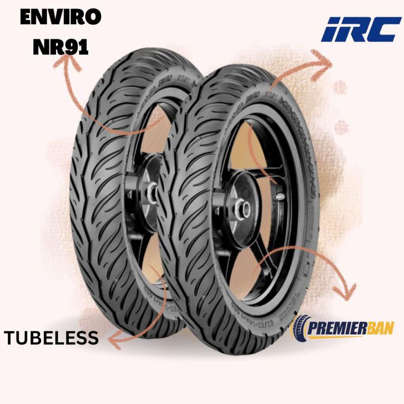 Ban Motor IRC NR 91 ENVIRO 80/90 ring 17 Tubeless