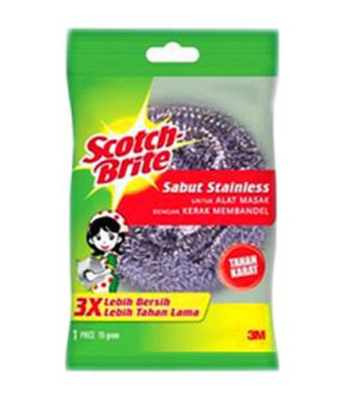 SCOTCH BRITE SCOURER ID-SS SABUT STAINLESS