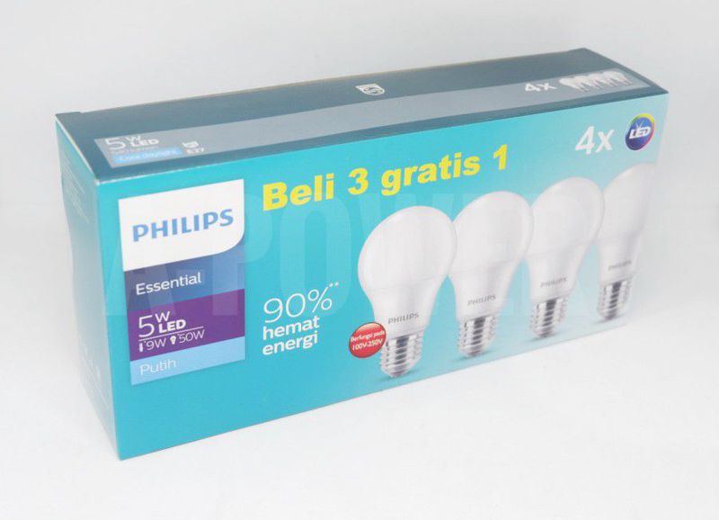 Lampu 5 watt LED Bulp Philips