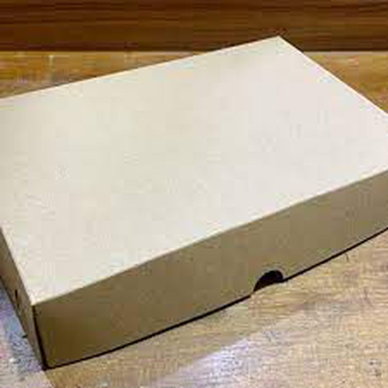 Kardus Donat Polos Coklat utk 6 pcs