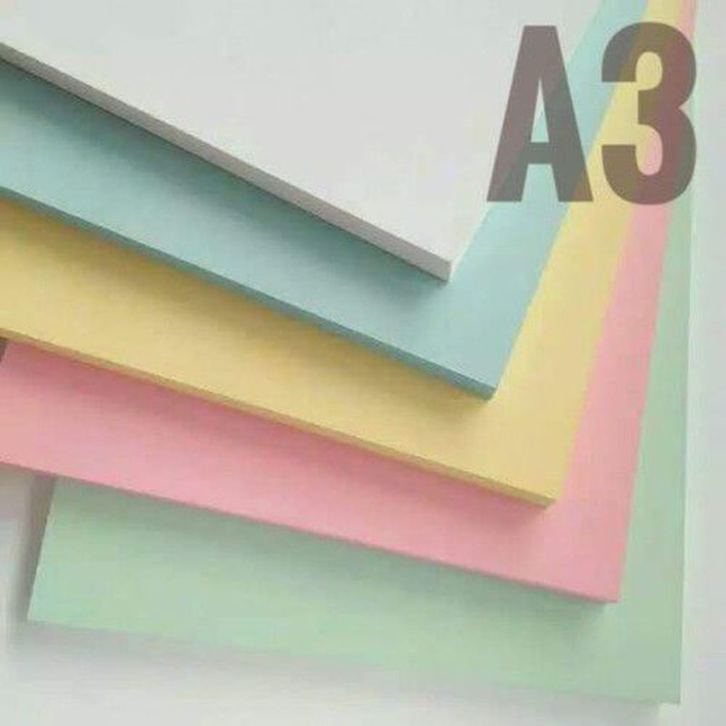 KERTAS BC A3 WARNA MUDA